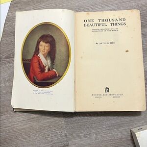 Other | Arthur Maes Book Of One Thousand Beautiful Things | Poshmark